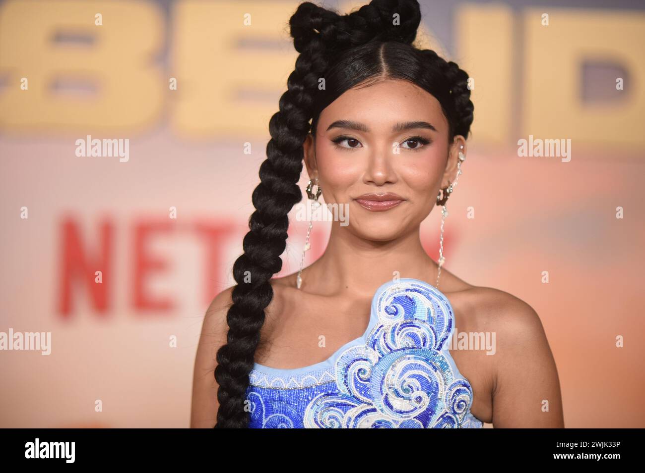 Kiawentiio Tarbell arrives at the premiere of "Avatar: The Last ...