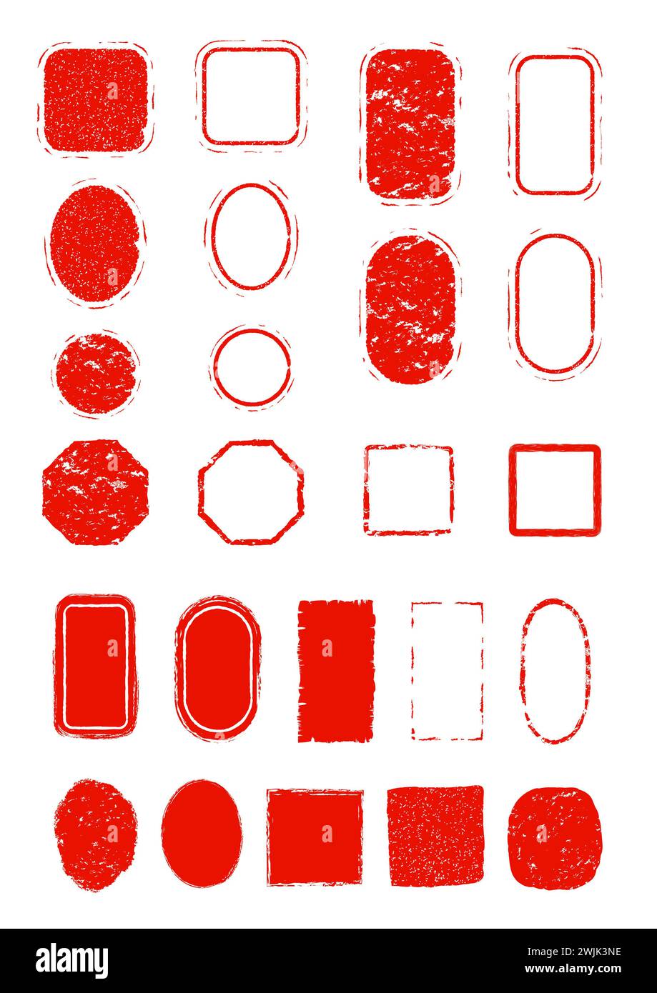 Stamp Texture Frame Stock Photo - Alamy