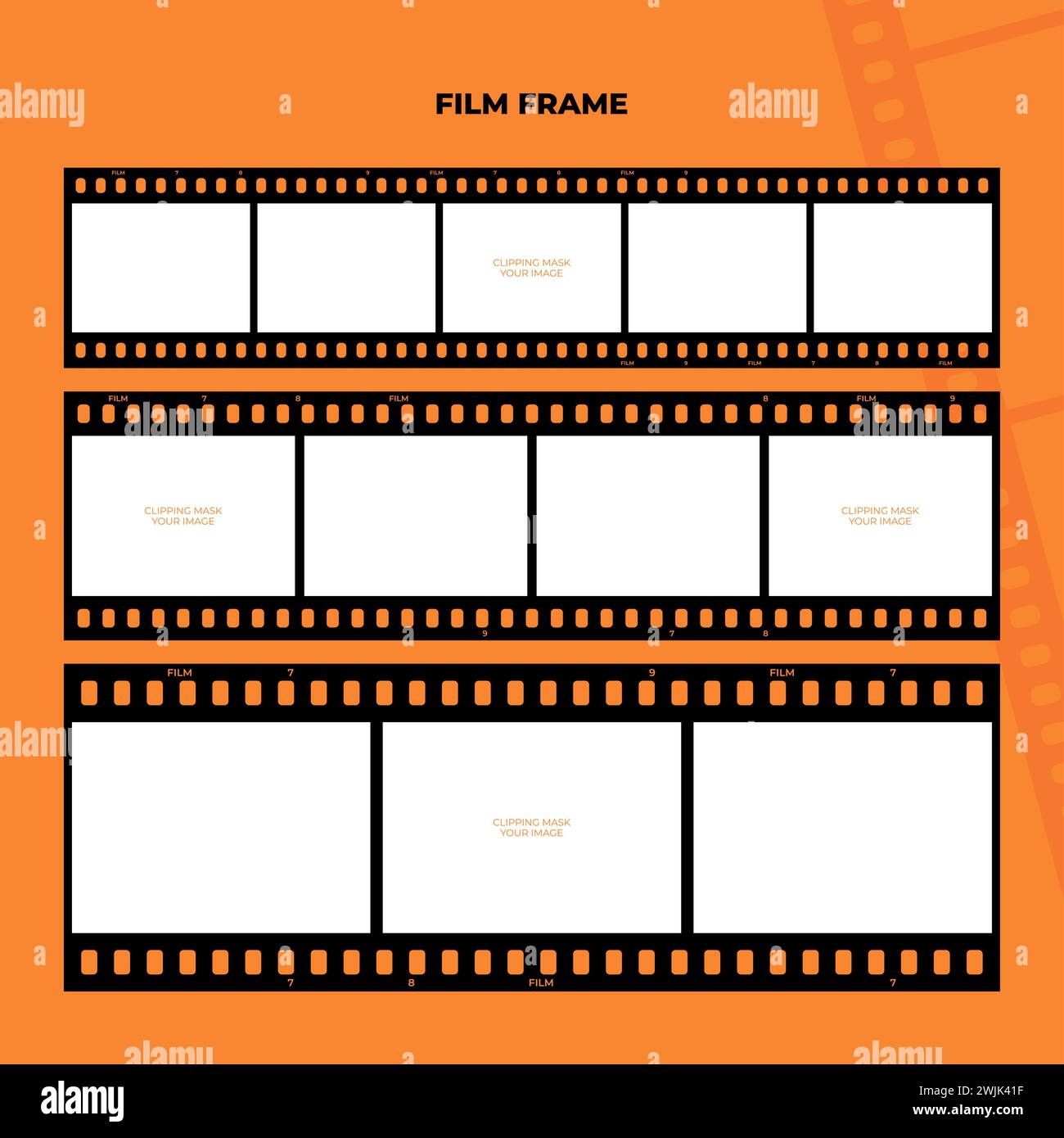 Camera film frame Stock Photo - Alamy