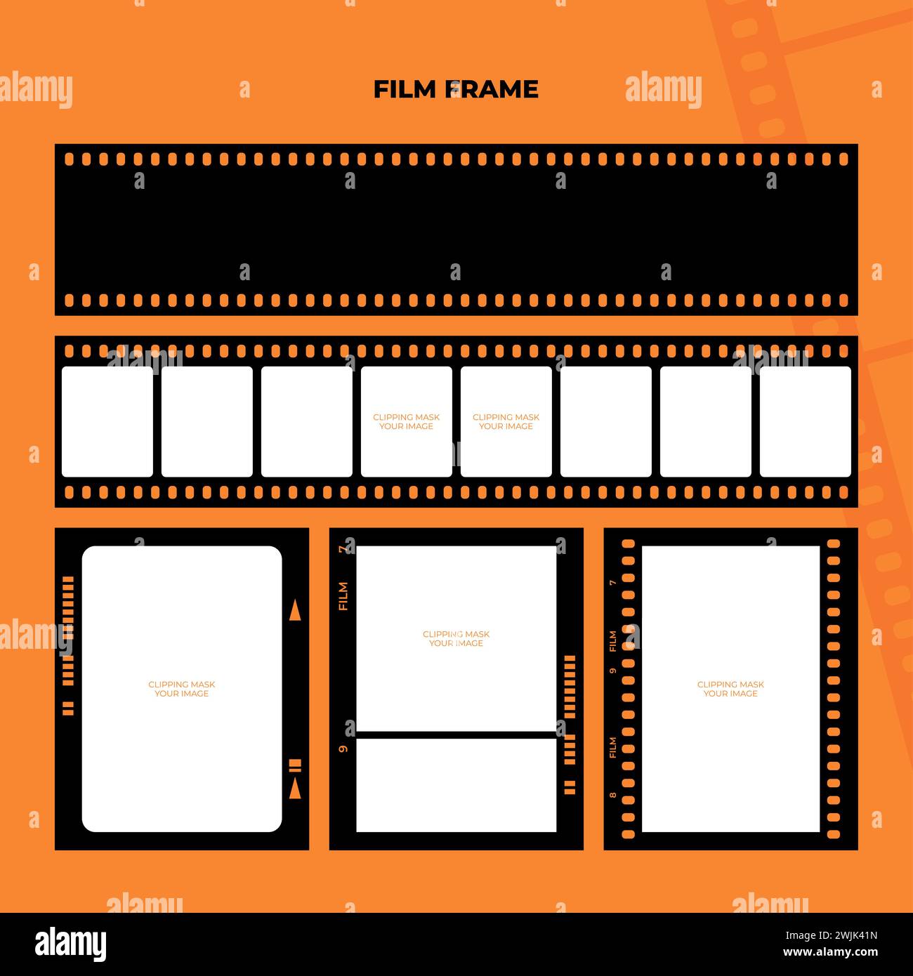 Camera film frame Stock Photo - Alamy