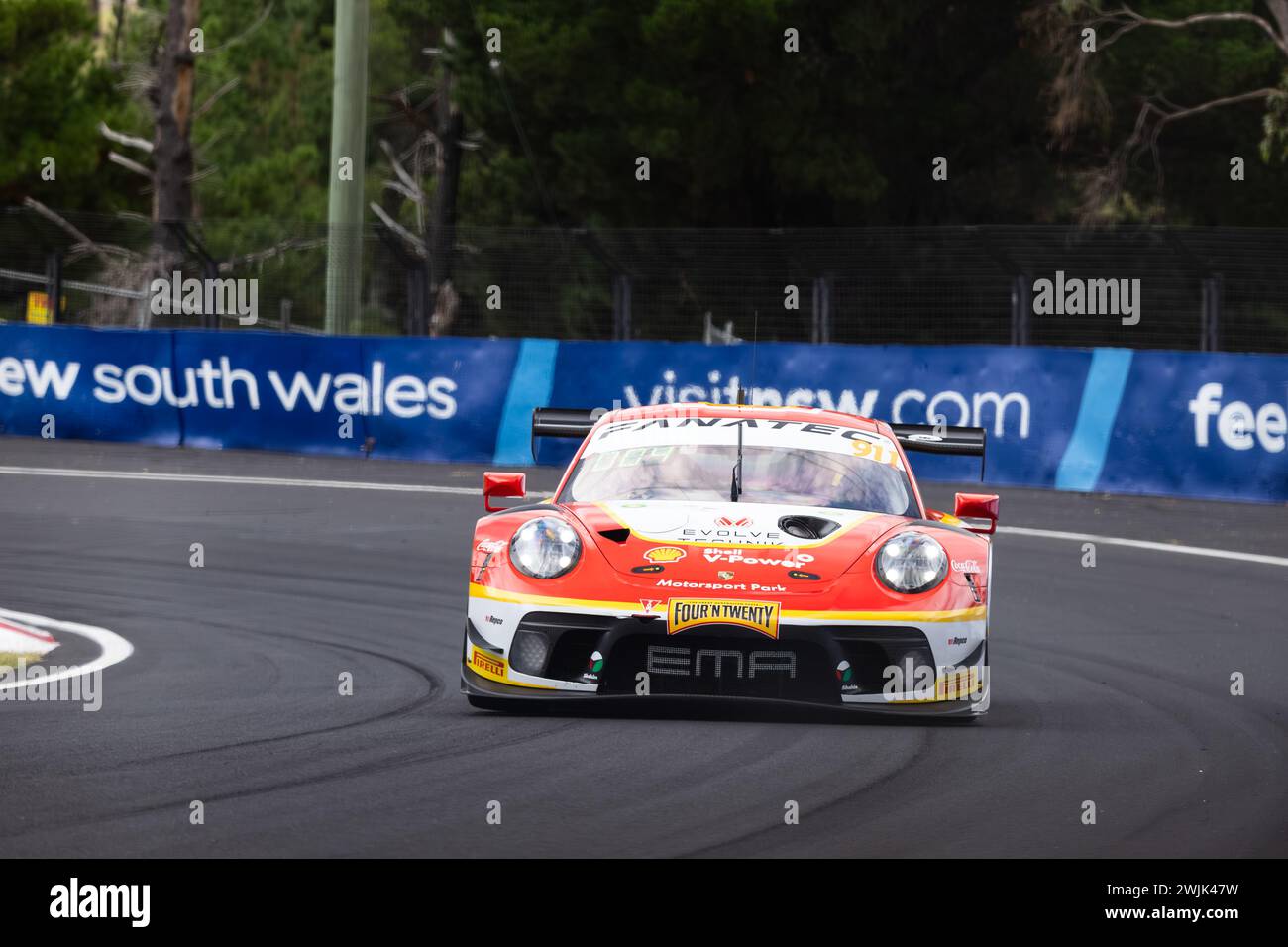 Bathurst, Australia, 16 February, 2024. Car 911 Manthey EMA Porsche 911 ...
