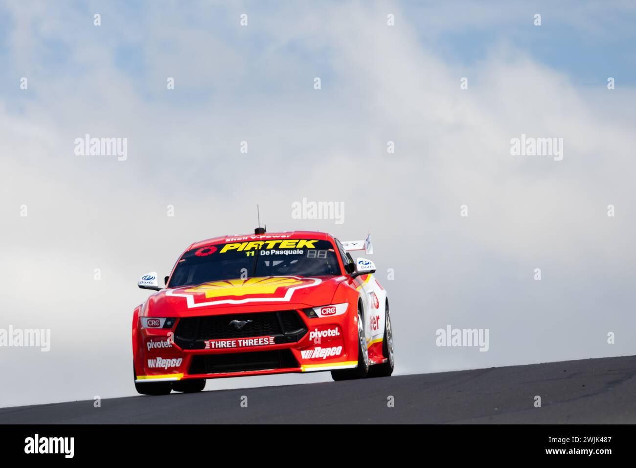 Bathurst, Australia, 16 February, 2024. Anton De Pasquale driving the Shell V-Power Racing Team ...