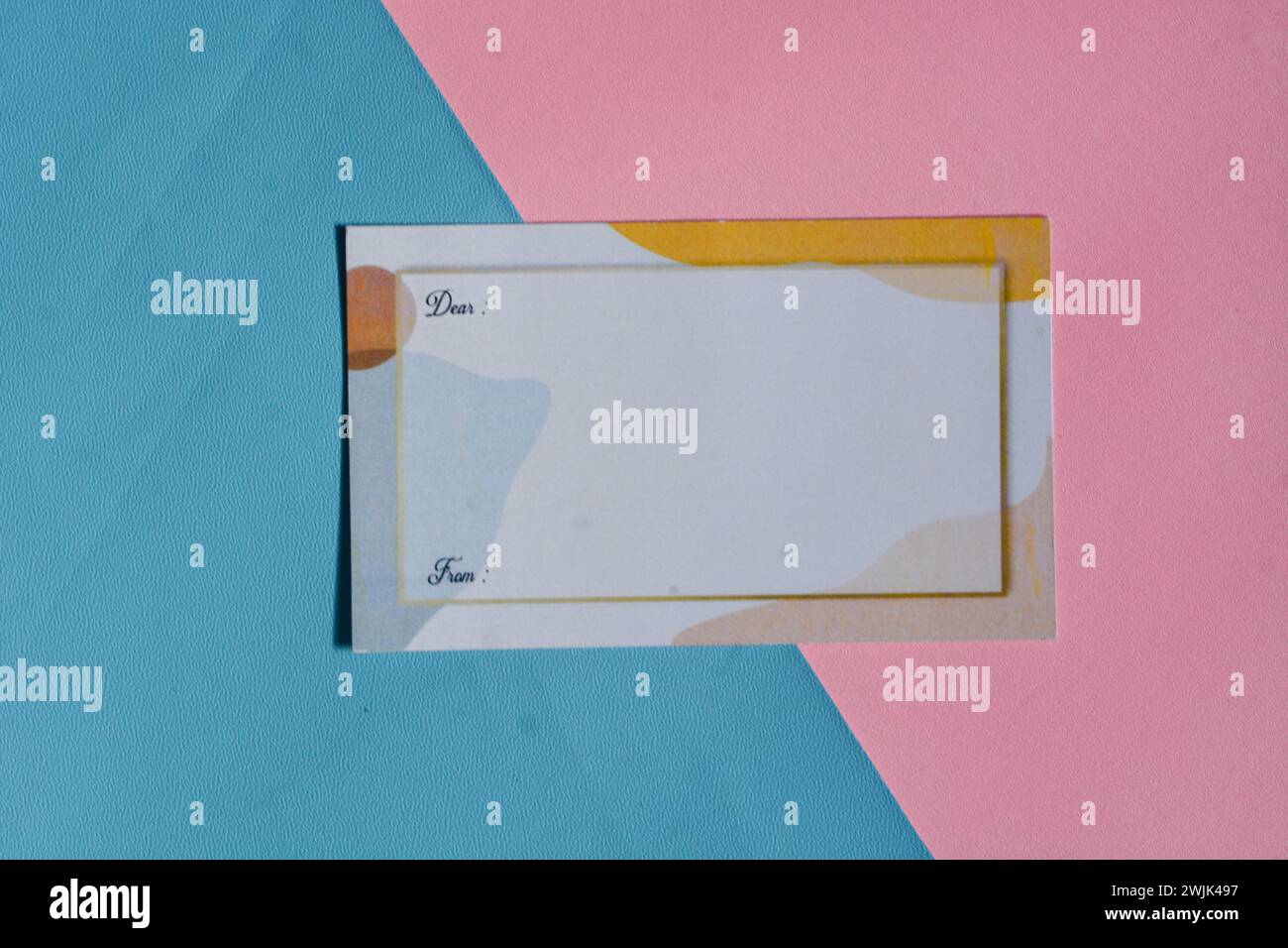 Name card frames, greeting cards are suitable for templates Stock Photo ...