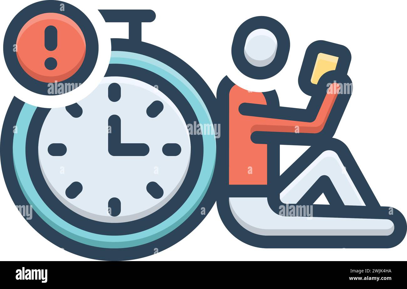 Delayed sign Stock Vector Images - Alamy