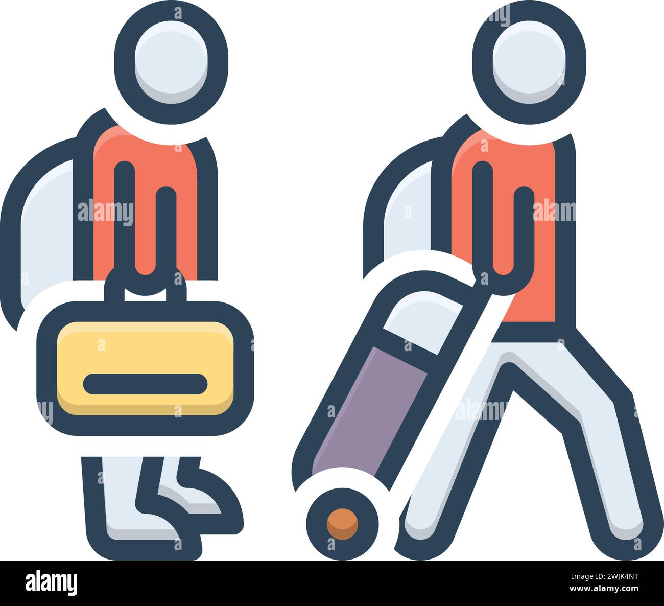 Abroad icon Stock Vector Images - Alamy