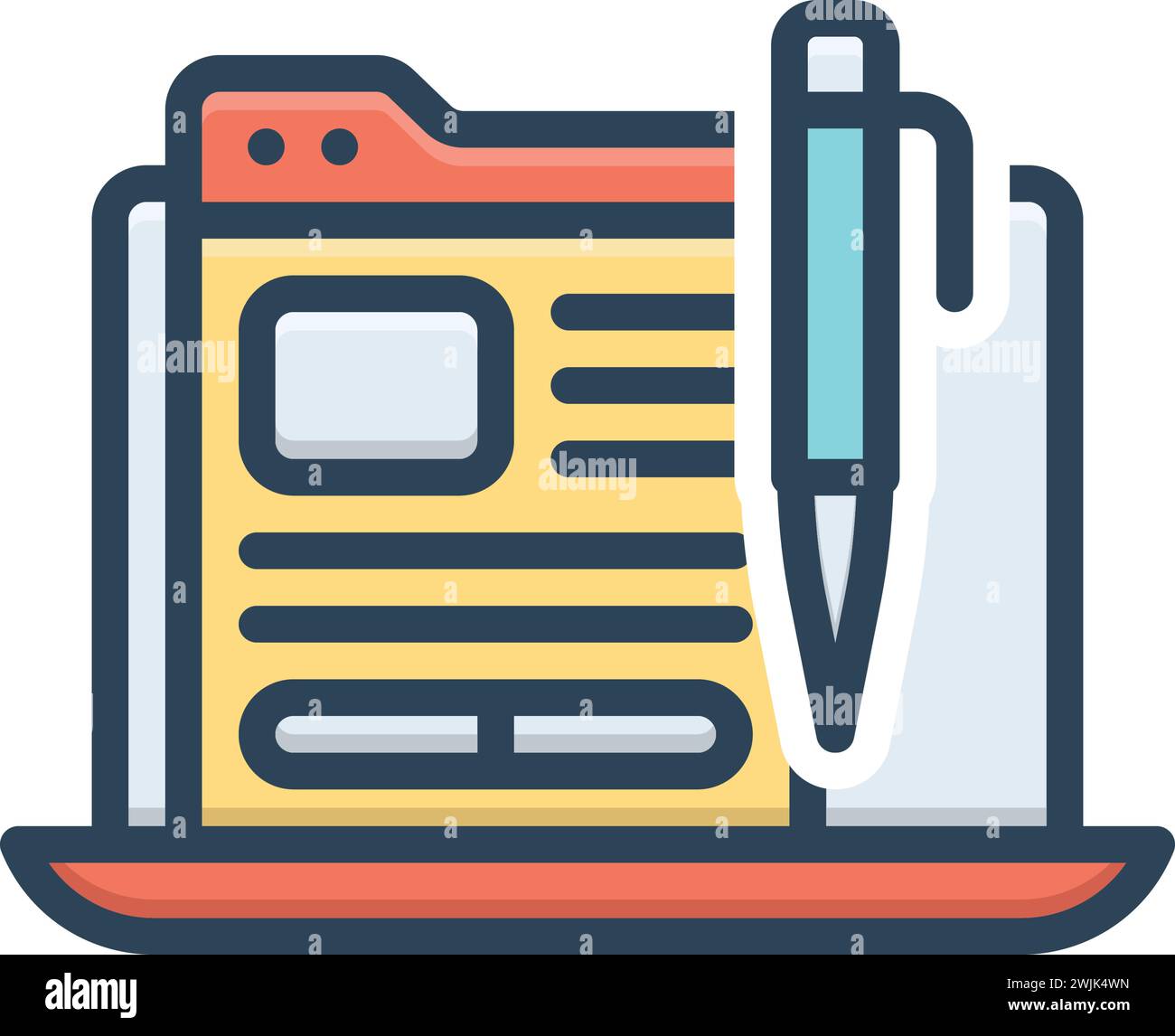 Weblogs Stock Vector Images - Alamy