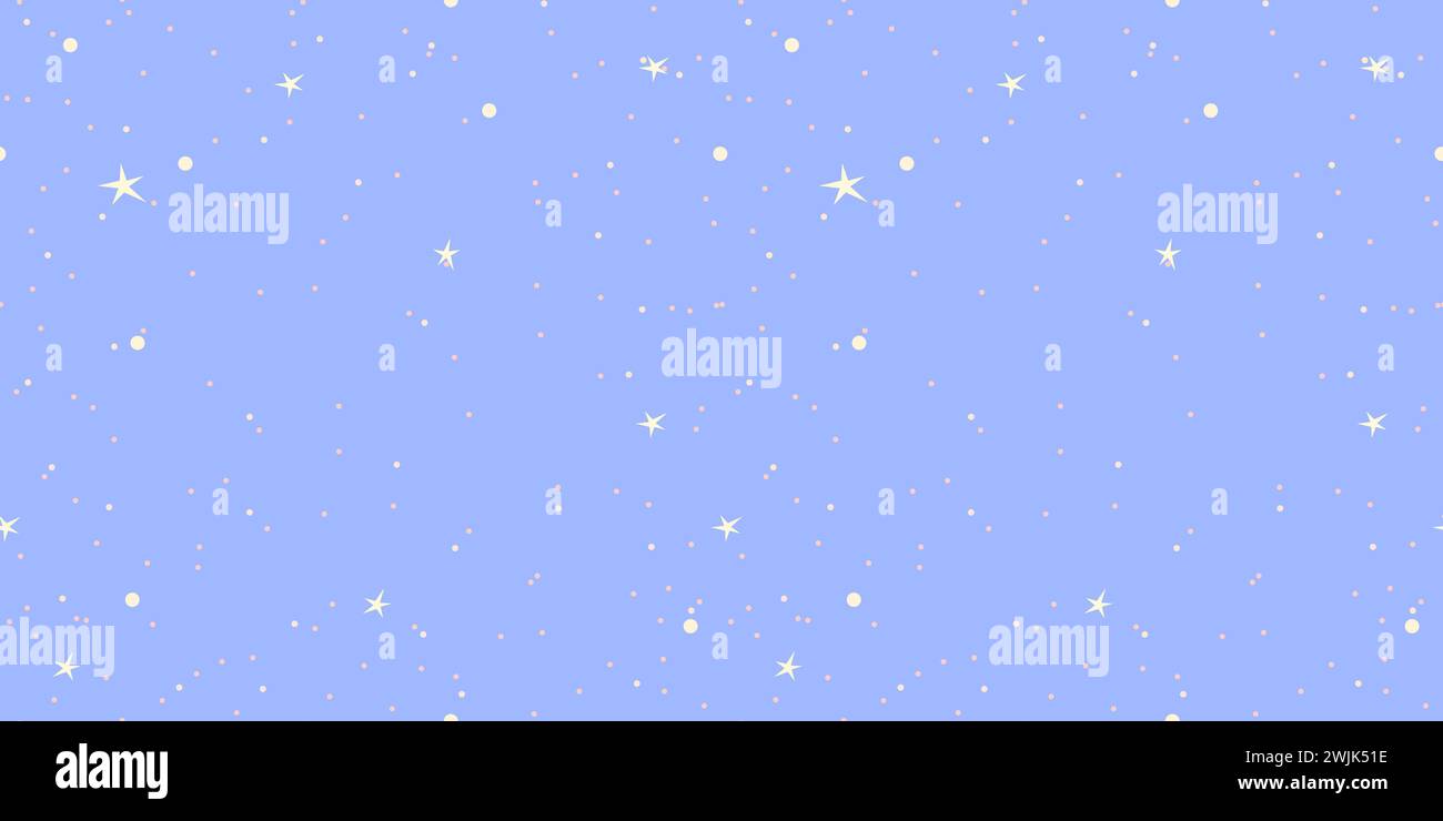 Square seamless background with night sky and stars for printing on ...