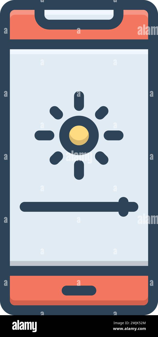 Intensity icon Stock Vector Images - Alamy