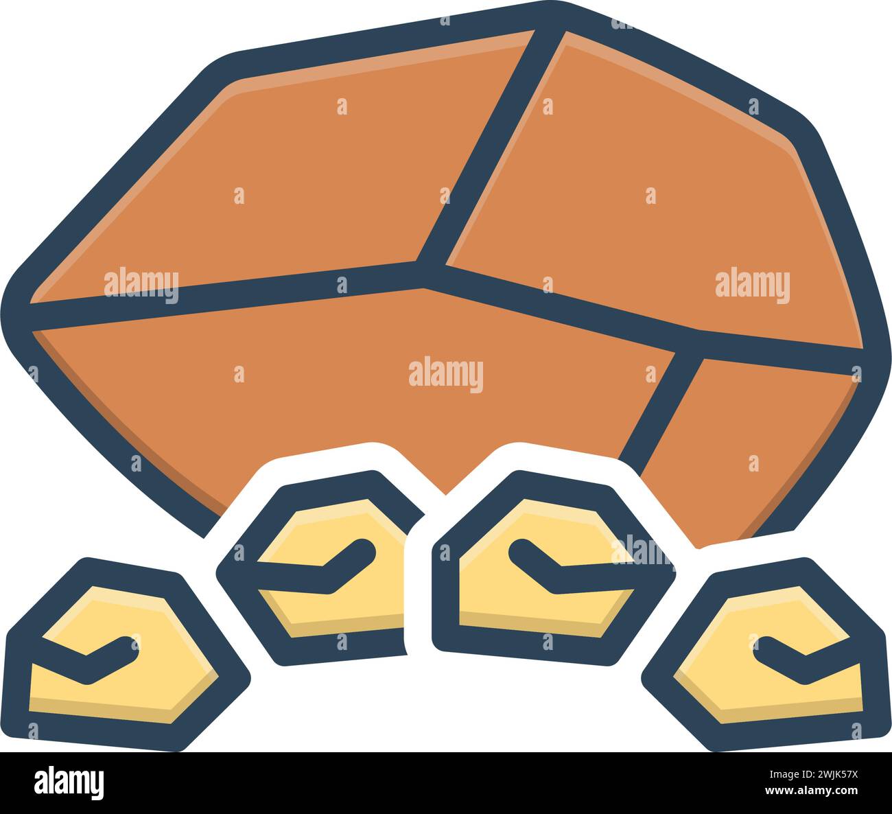 Shale rocks Stock Vector Images - Alamy