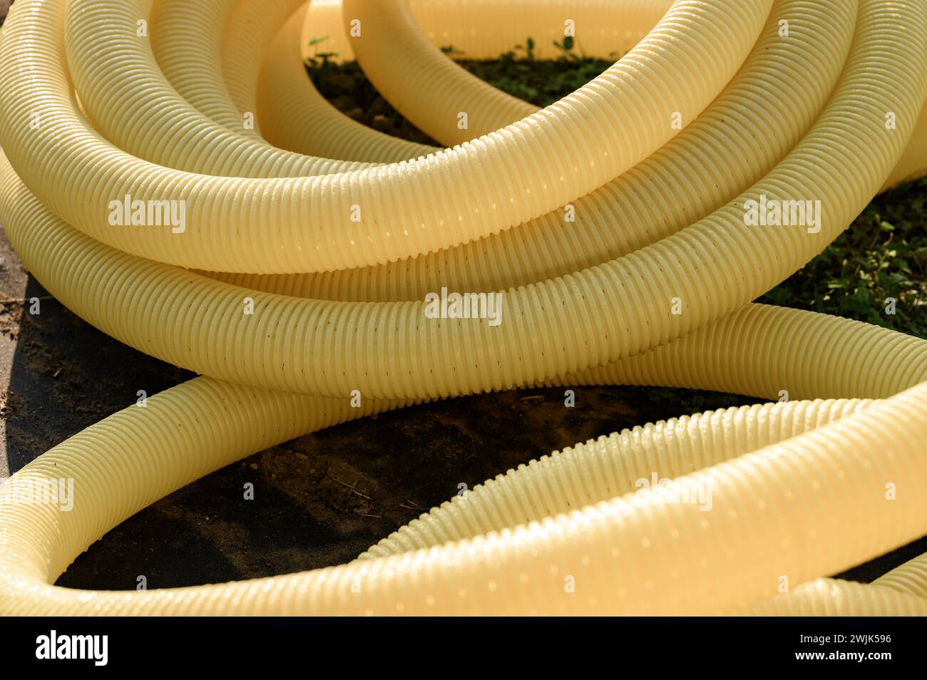 Perforated pipe drain hi-res stock photography and images - Alamy