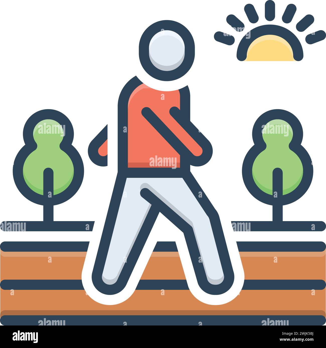 Icon for walks,walking tour Stock Vector Image & Art - Alamy
