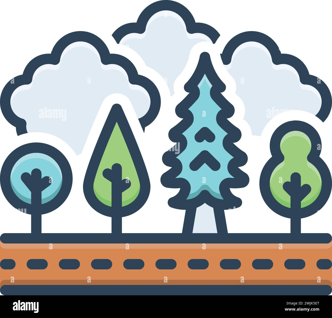 Icon for forestry,sylviculture Stock Vector Image & Art - Alamy