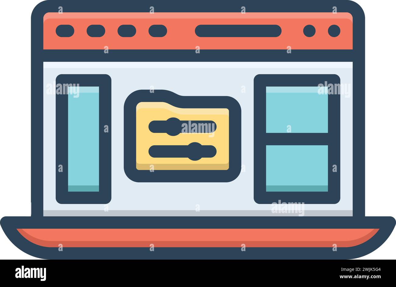 Icon for toolbar,browser Stock Vector Image & Art - Alamy