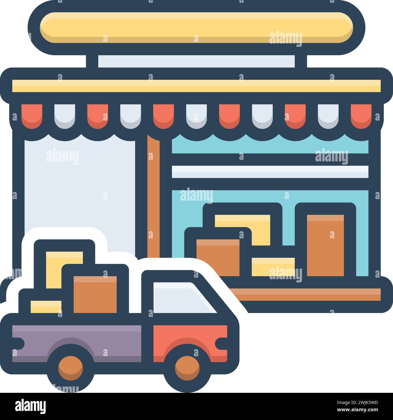 Distributor vector vectors Cut Out Stock Images & Pictures - Alamy