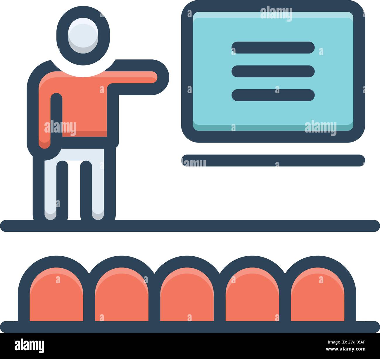 Icon for represent,presentation Stock Vector Image & Art - Alamy