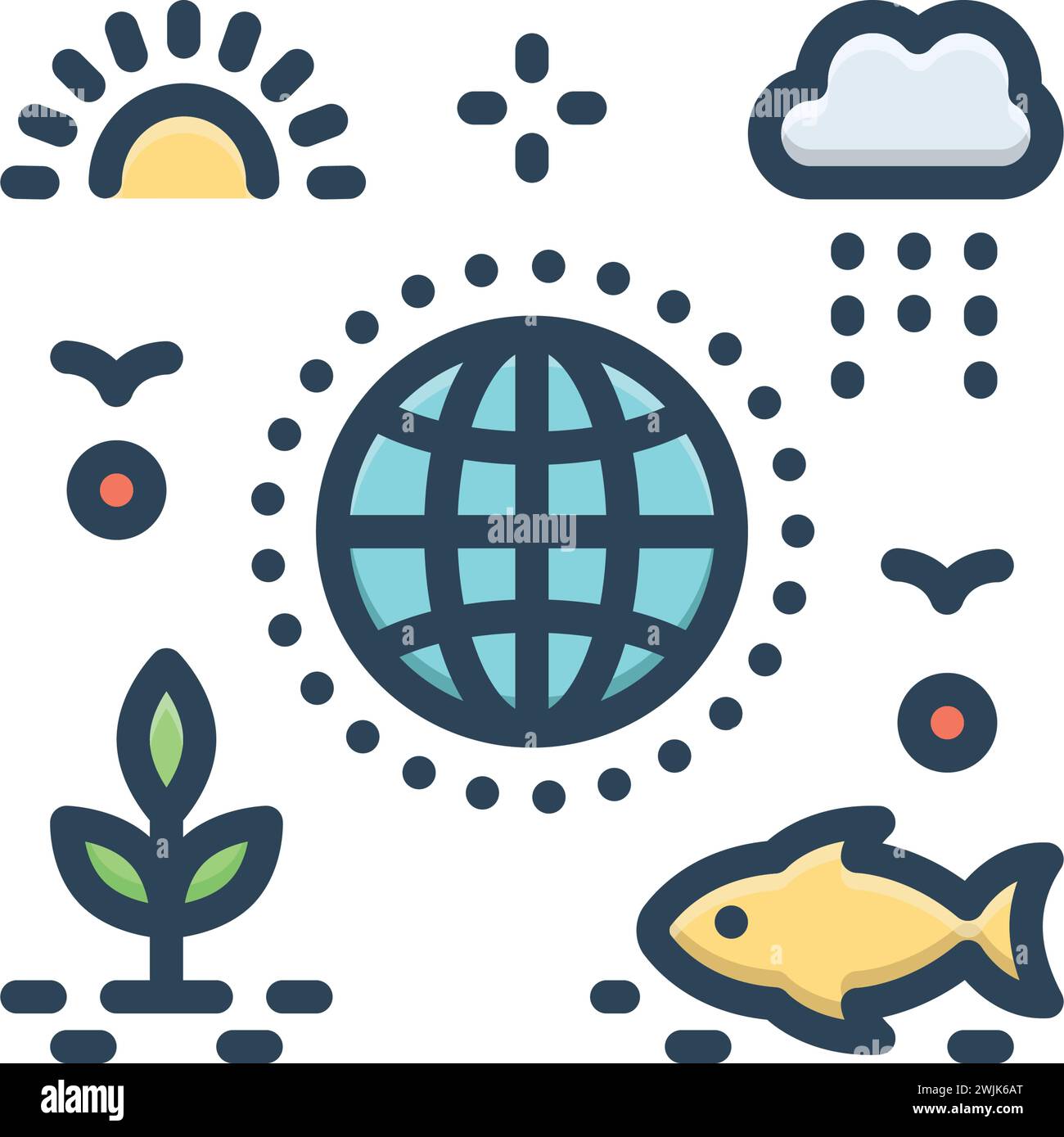 Preservation of natural habitat Stock Vector Images - Alamy