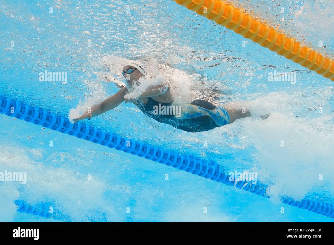 Jasmine Alkhaldi of Philippines competes in the women's 50-meter ...