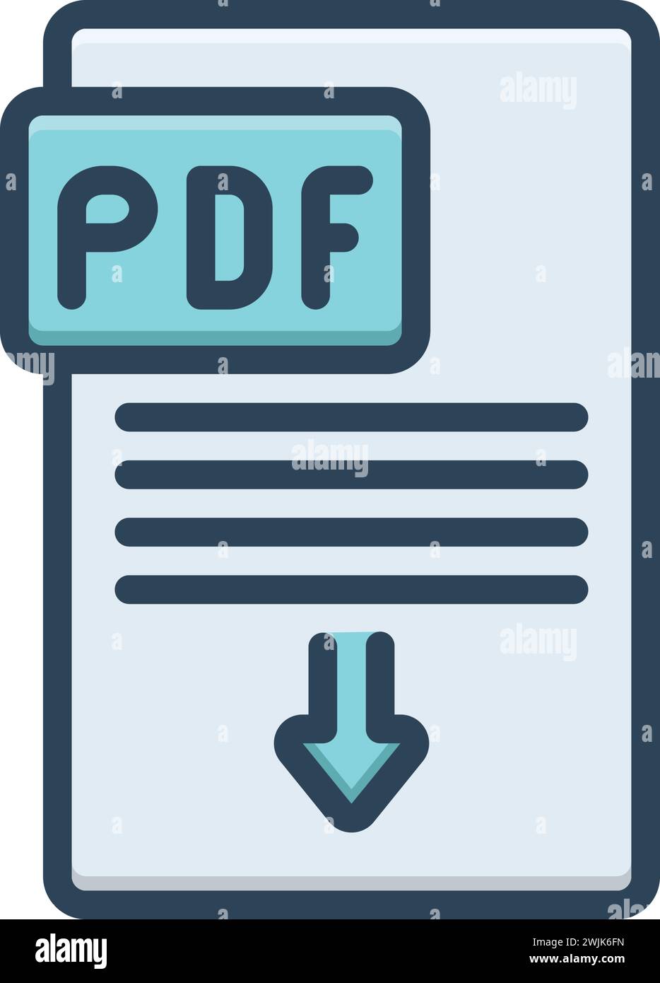Pdf file logo hi-res stock photography and images - Alamy