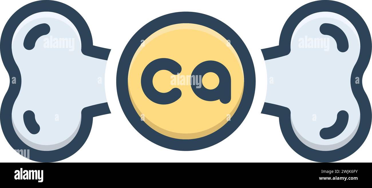 Icon for calcium,strong Stock Vector Image & Art - Alamy