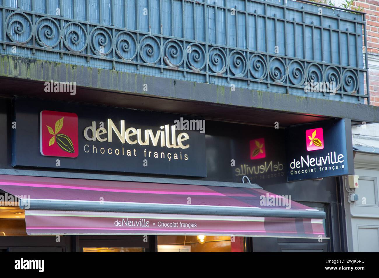 Bordeaux , France - 02 12 2024 : de neuville logo brand storefront and ...
