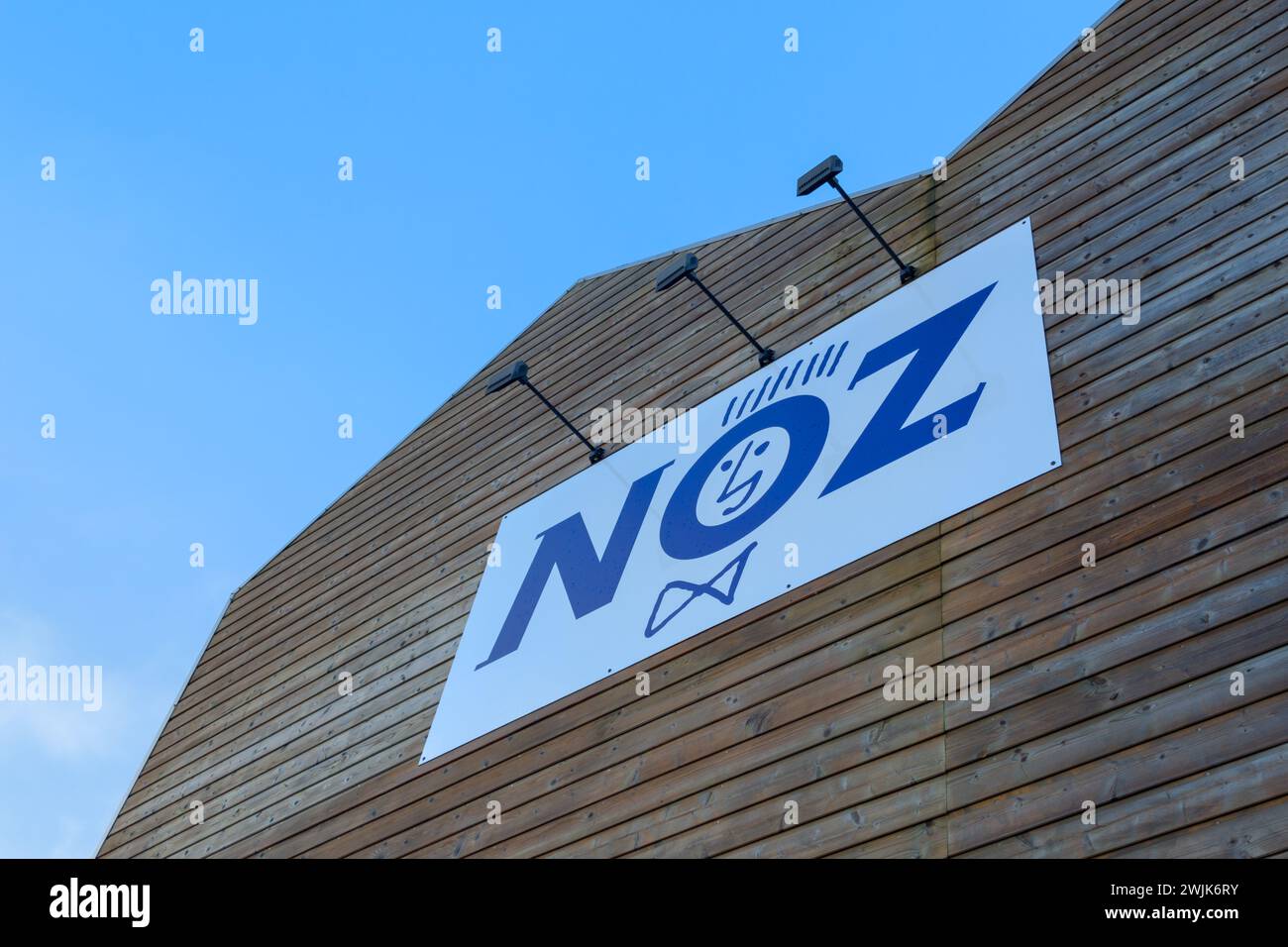 arcachon , France - 02 12 2024 : NOZ sign logo and text brand on french ...