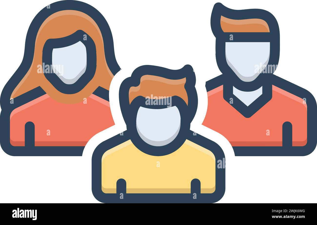 Icon for relatives,ancestors Stock Vector Image & Art - Alamy