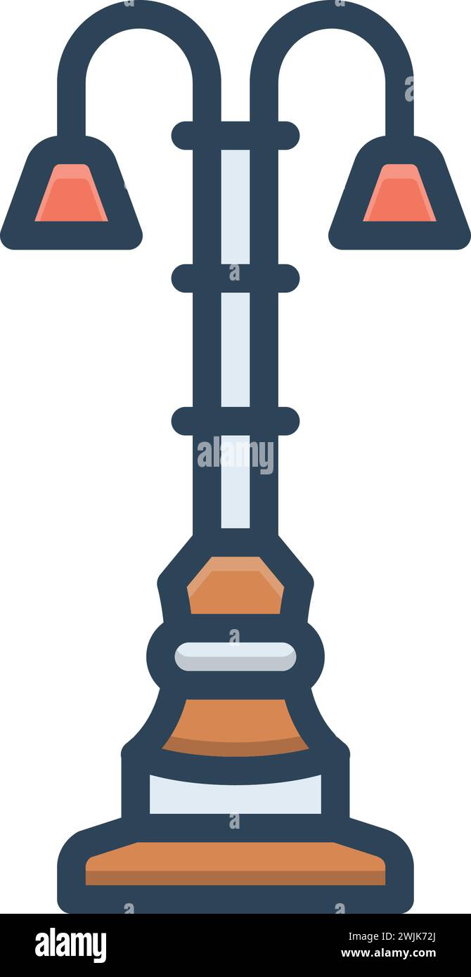 Icon for pole,street light Stock Vector Image & Art - Alamy