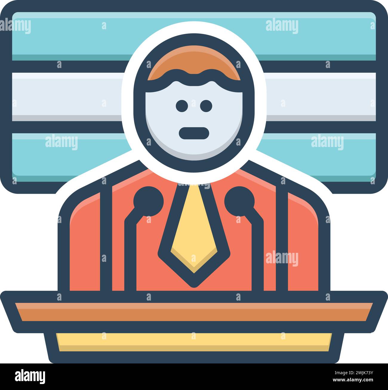 Principal superintendent head Stock Vector Images - Alamy