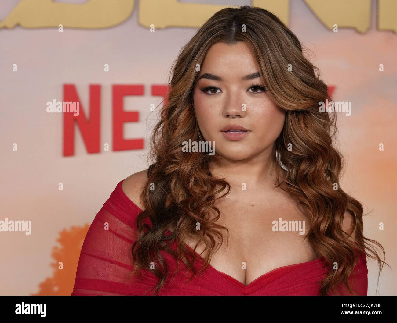 Los Angeles, USA. 15th Feb, 2024. Elizabeth Yu arrives at the Netflix's ...