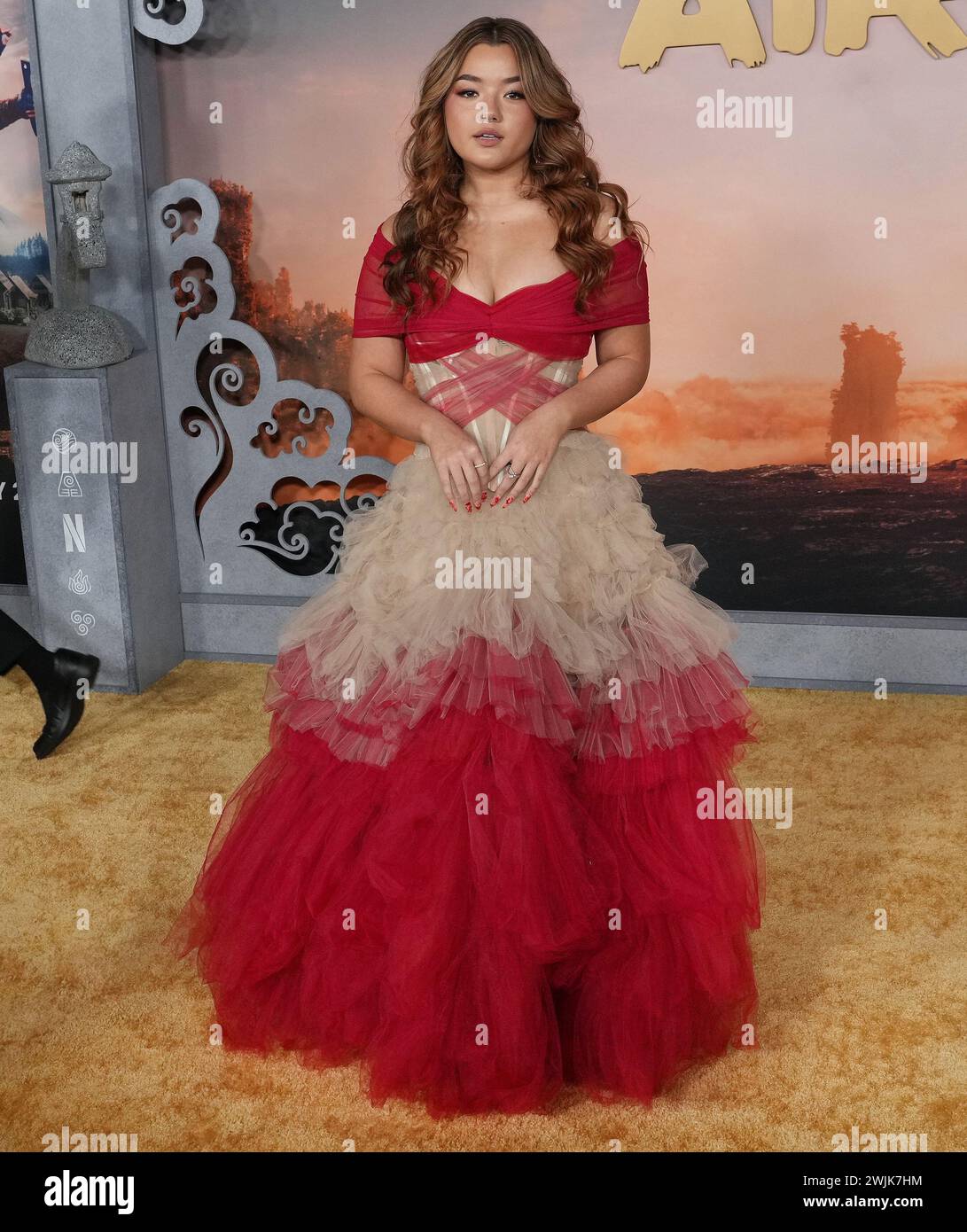 Los Angeles, USA. 15th Feb, 2024. Elizabeth Yu arrives at the Netflix's ...