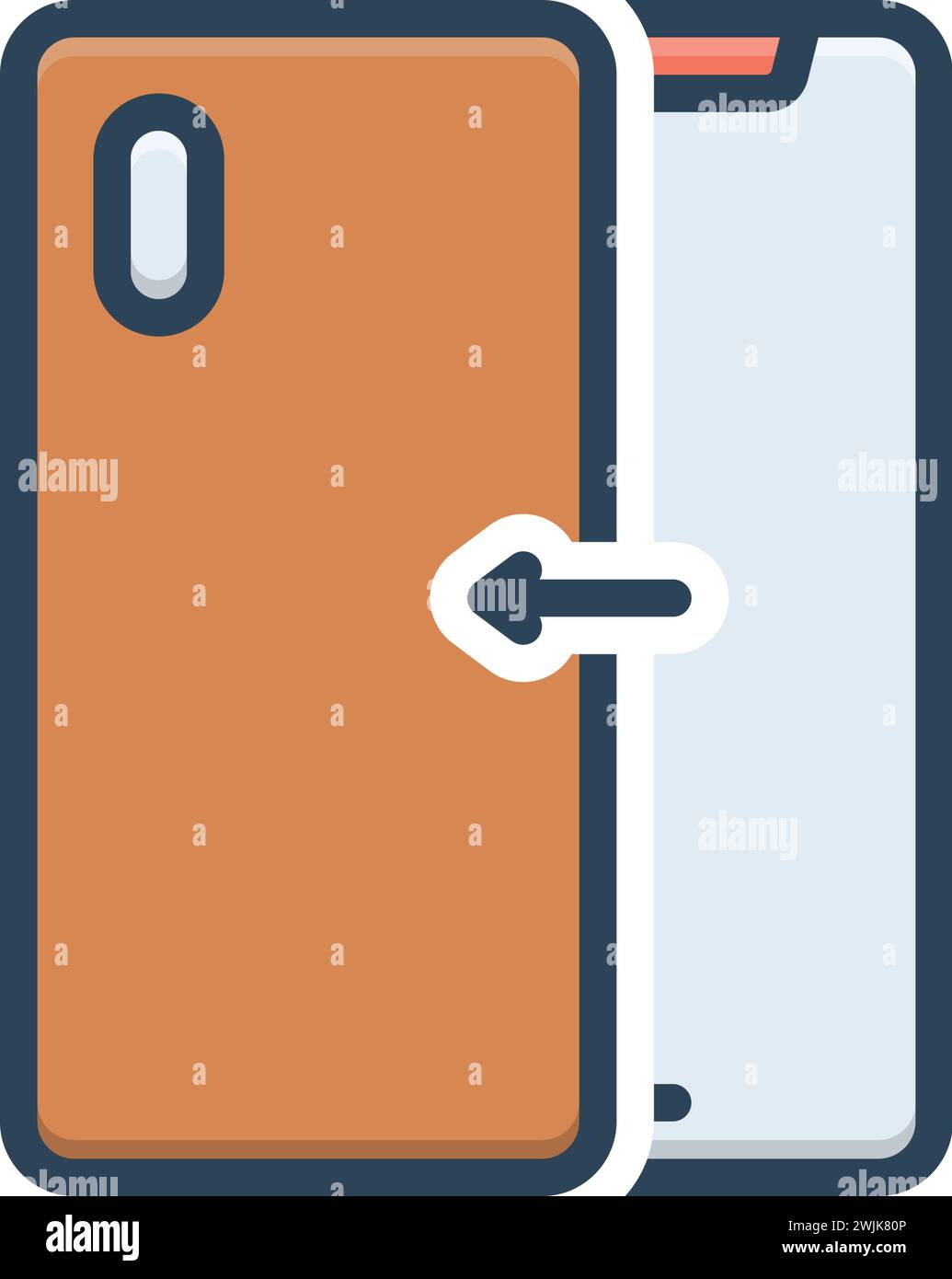 Phone case vector vectors Cut Out Stock Images & Pictures - Alamy