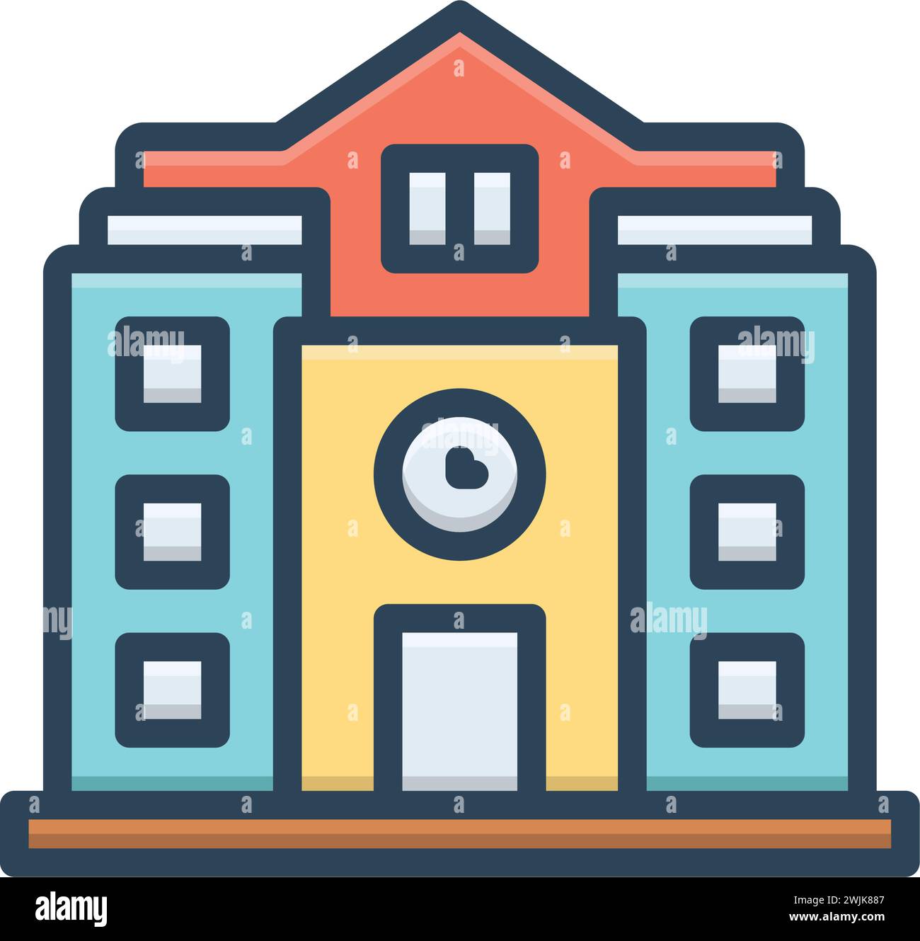 Icon for hs,school Stock Vector Image & Art - Alamy