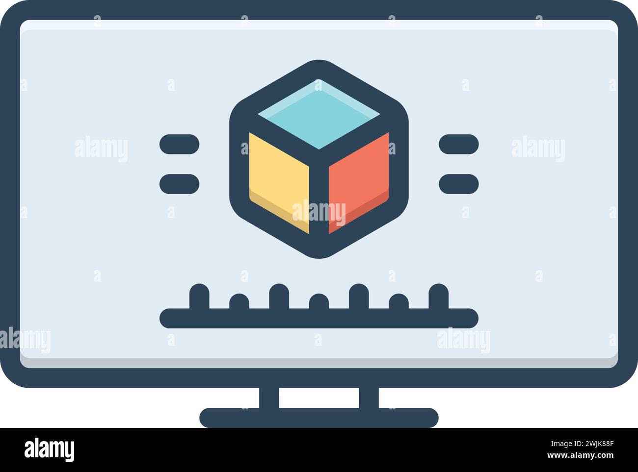 Icon For Cad Computer Stock Vector Image And Art Alamy