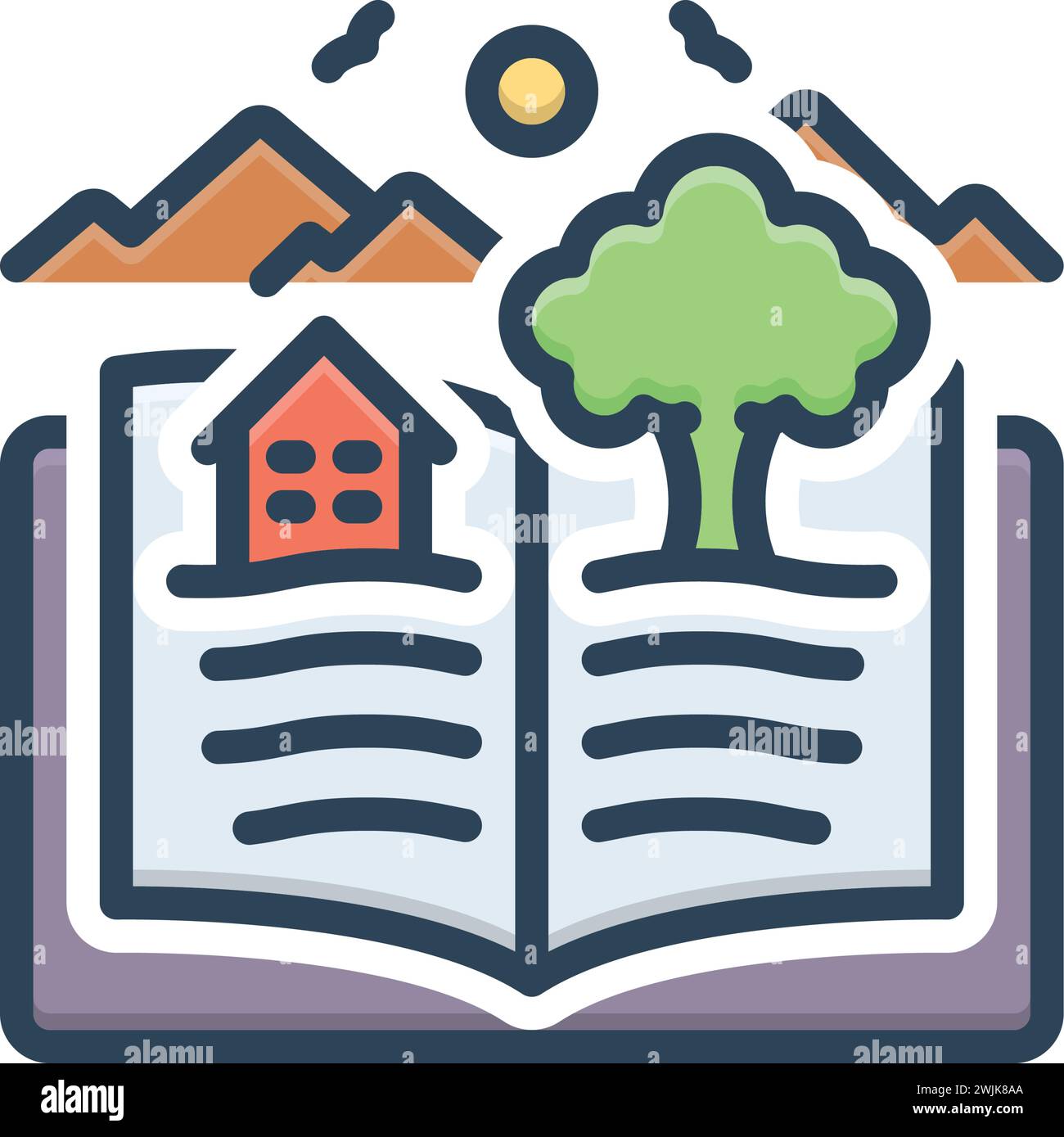 Icon for tale,narrative Stock Vector Image & Art - Alamy