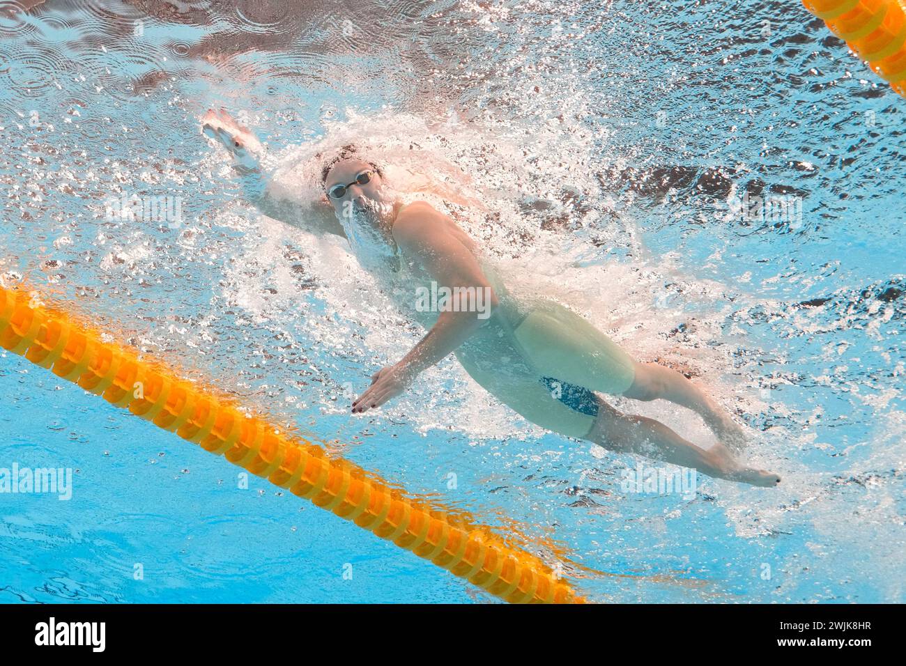 Isabel Gose of Germany competes in the women's 800-meter freestyle heat ...