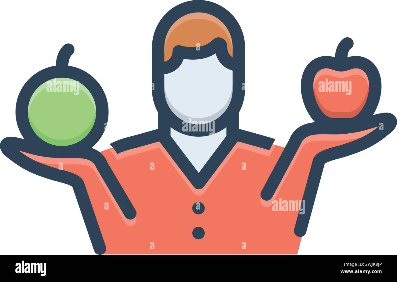 Icon for comparing,comparison Stock Vector Image & Art - Alamy