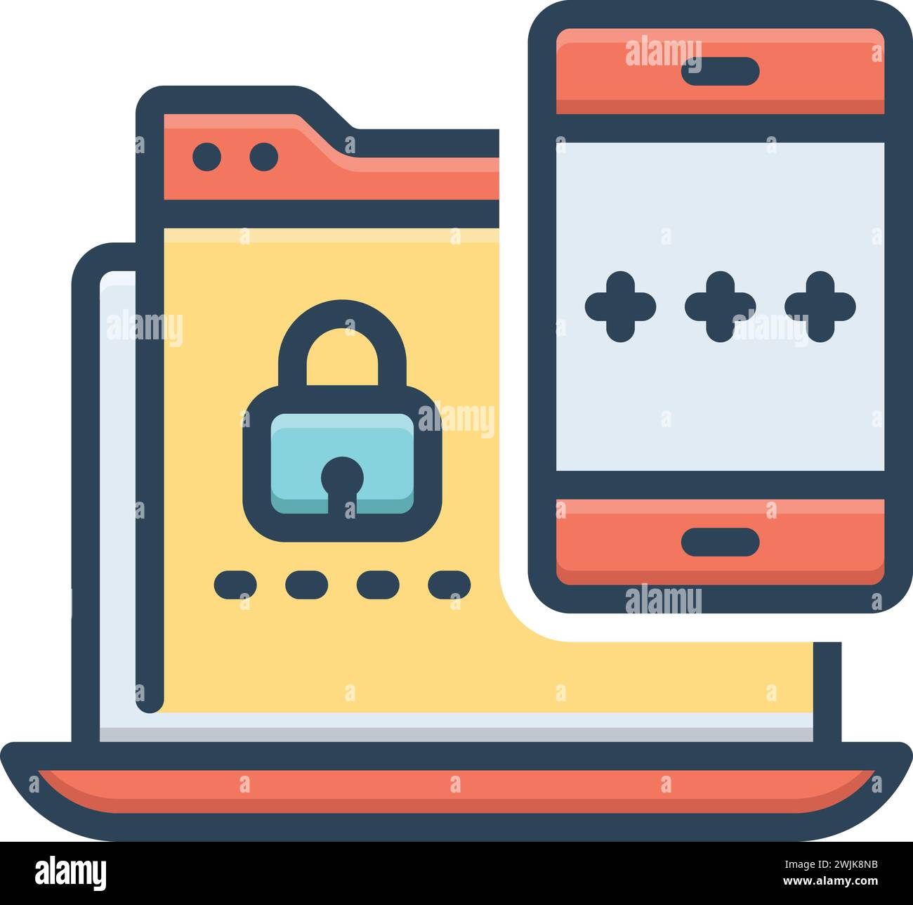 Icon for factor,authentication Stock Vector Image & Art - Alamy