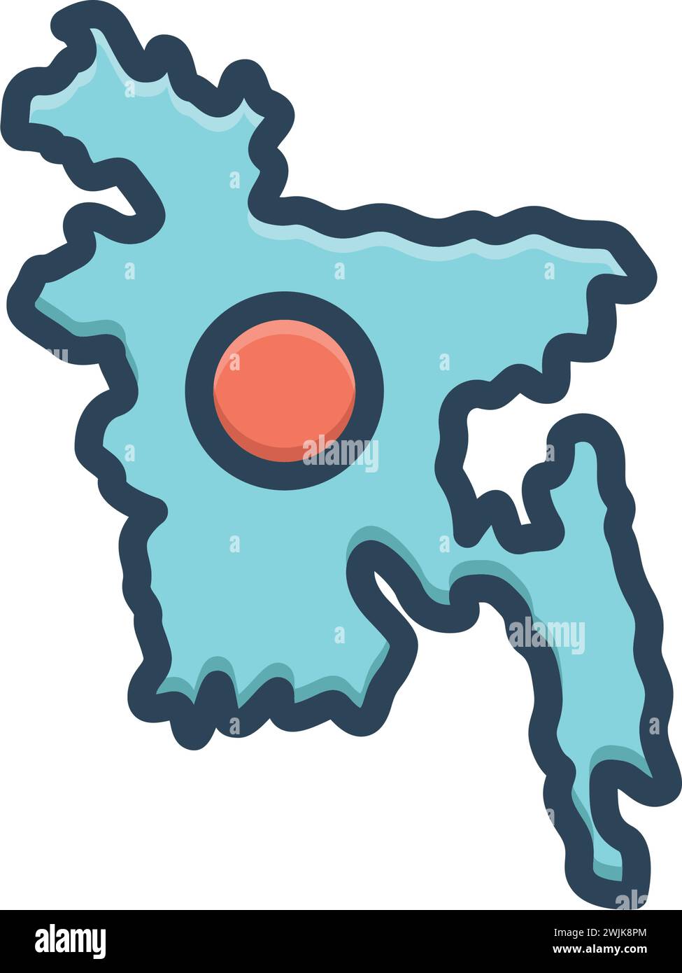 Icon for bangladesh,map Stock Vector Image & Art - Alamy