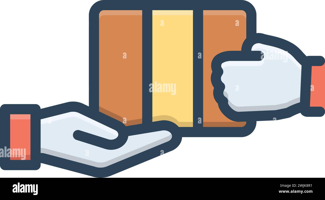 Icon for obtained,acquired Stock Vector Image & Art - Alamy