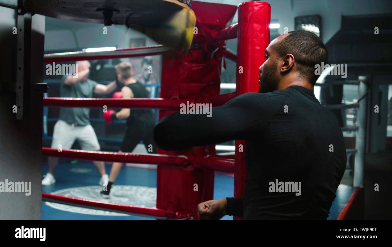 Gym kick back man hi-res stock photography and images - Alamy