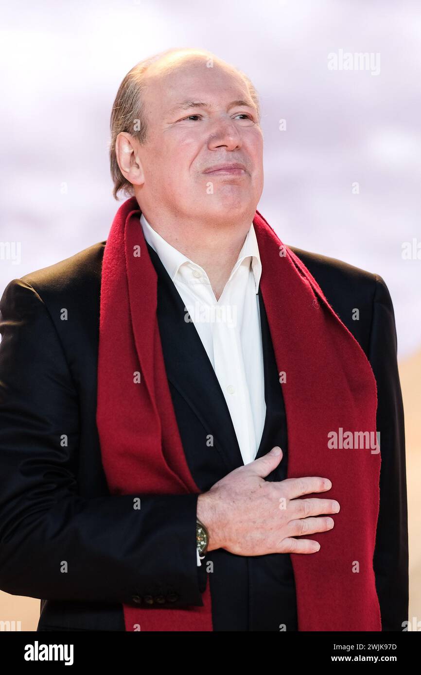 Leicester Square, London, UK. 15th Feb, 2024. Hans Zimmer photographed ...