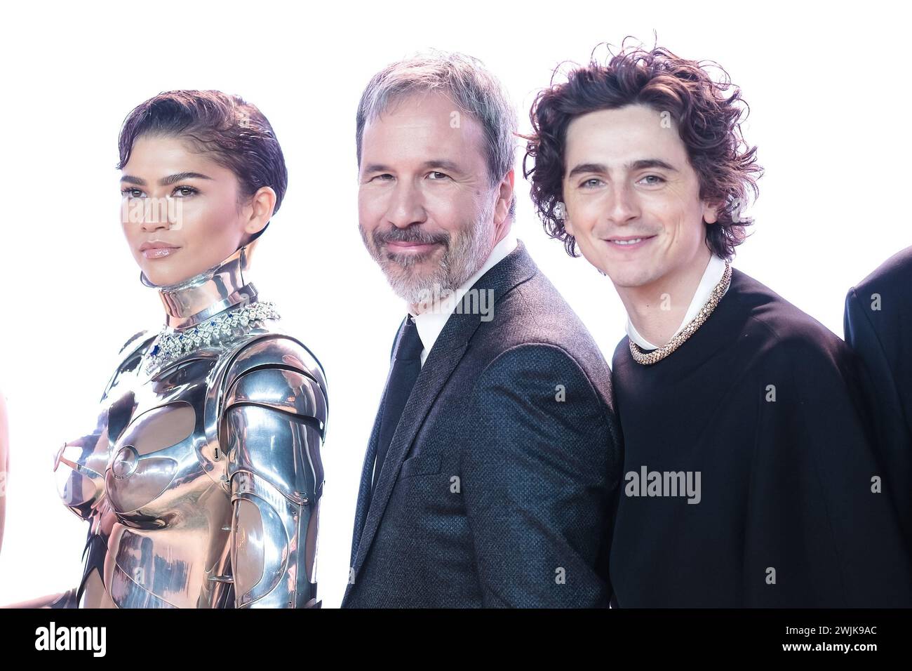 Leicester Square, London, UK. 15th Feb, 2024. Zendaya, Denis Villeneuve ...