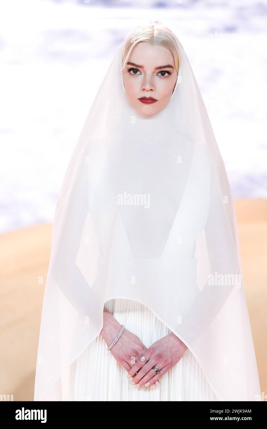 Leicester Square, London, UK. 15th Feb, 2024. Anya Taylor-Joy ...