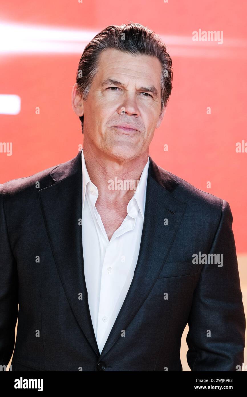 Leicester Square, London, UK. 15th Feb, 2024. Josh Brolin photographed at the Warner Bros ...