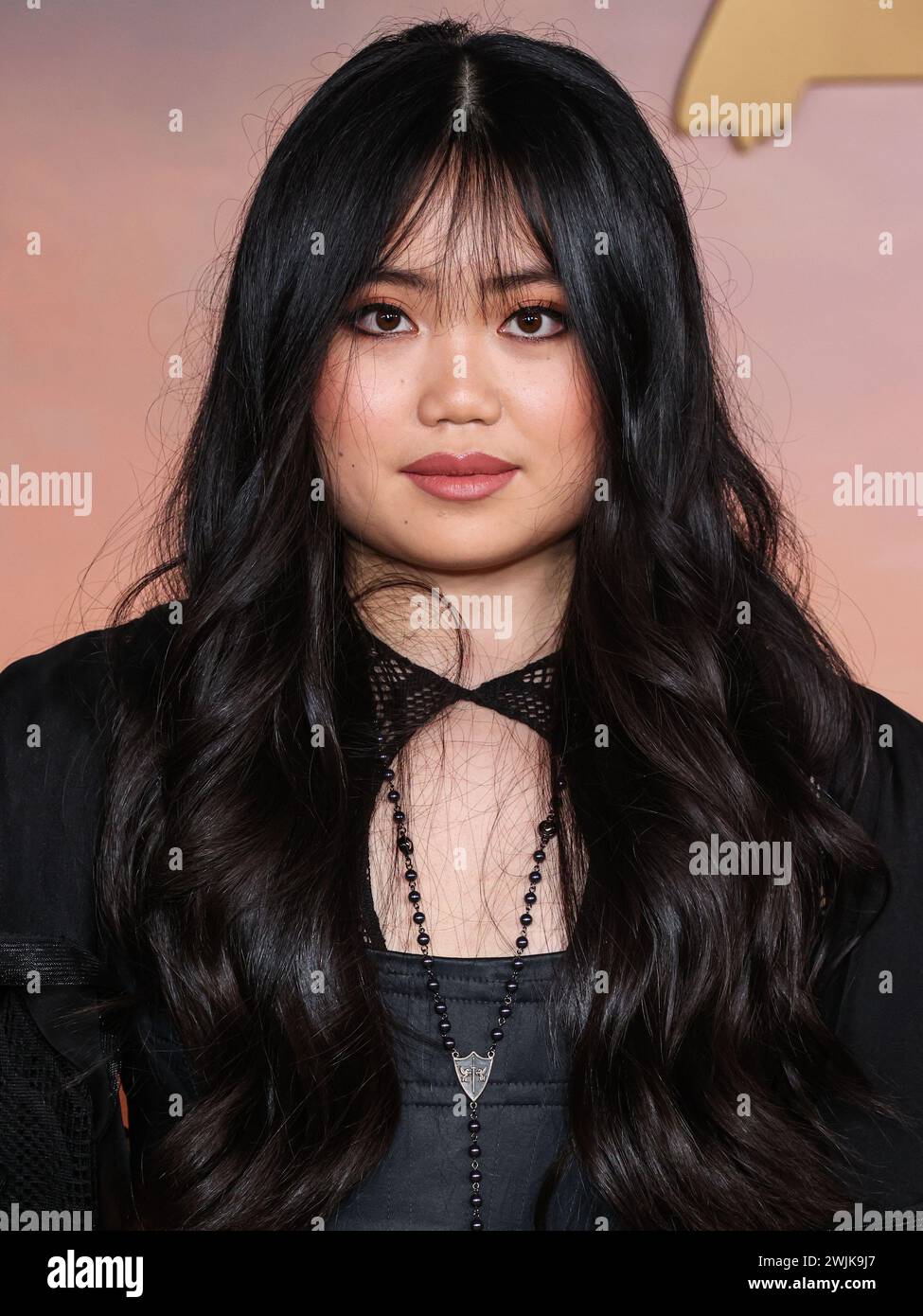 HOLLYWOOD, LOS ANGELES, CALIFORNIA, USA - FEBRUARY 15: Thalia Tran ...