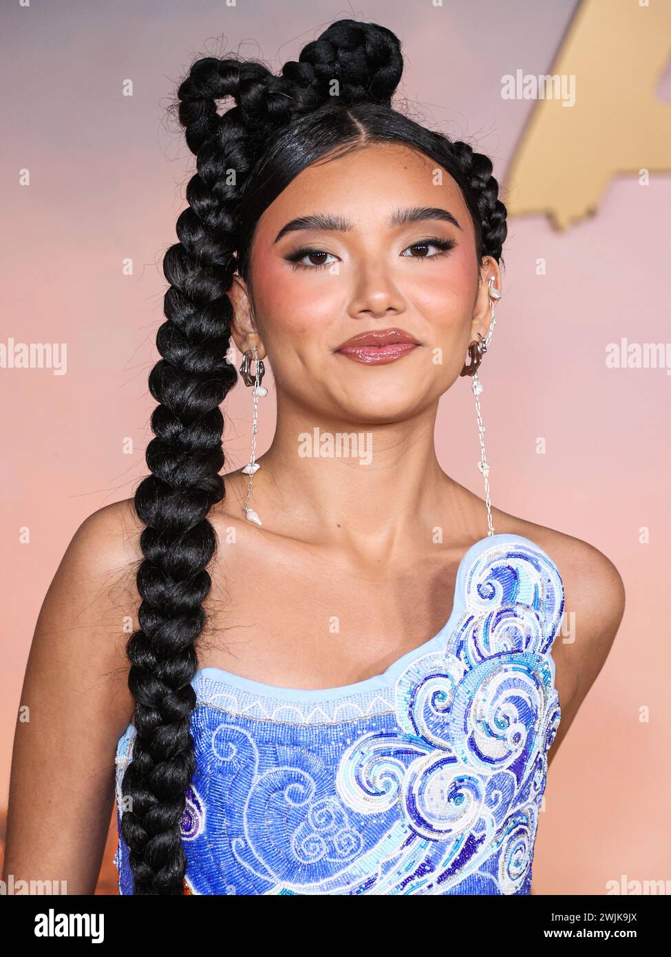 HOLLYWOOD, LOS ANGELES, CALIFORNIA, USA - FEBRUARY 15: Kiawentiio ...