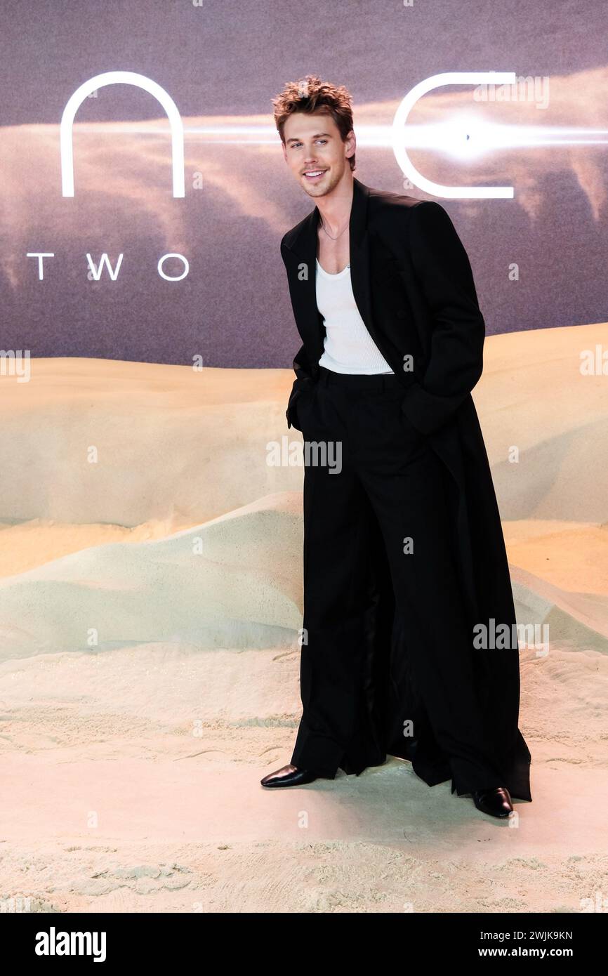 Leicester Square, London, UK. 15th Feb, 2024. Austin Butler ...