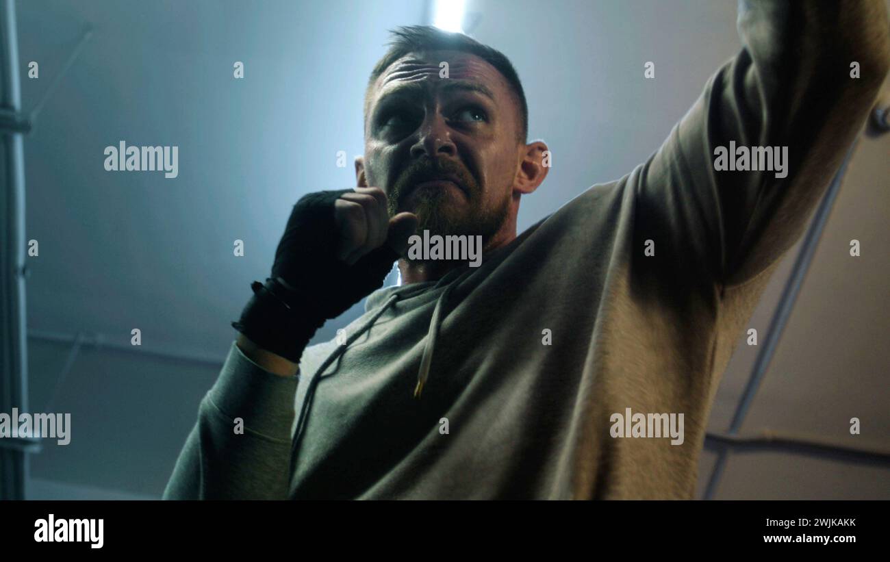 Close up kickboxer prepare training hi-res stock photography and images ...