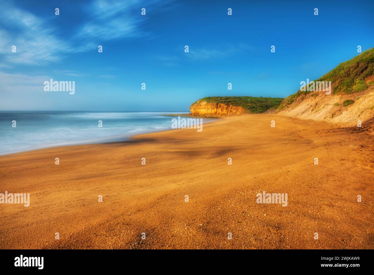 Time exposure of Bells Beach, Torquay, Surf Coast Shire, Great Ocean ...