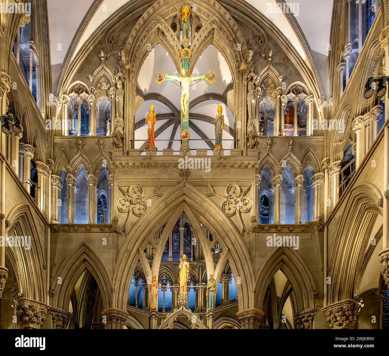 Nidaros Cathedral Inside Norway Trondheim Nidaros Cathedral Interior